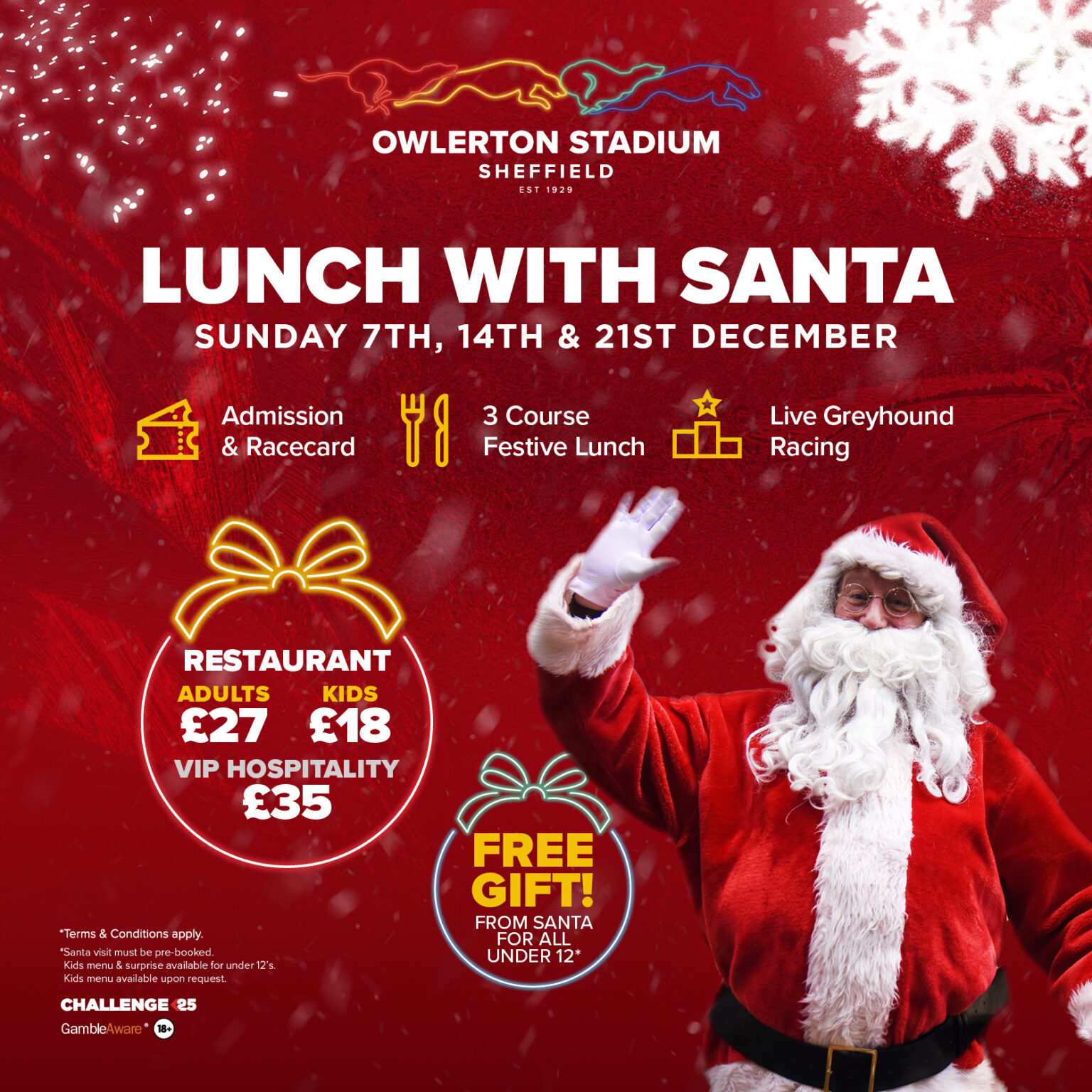 Lunch With Santa | Owlerton Stadium