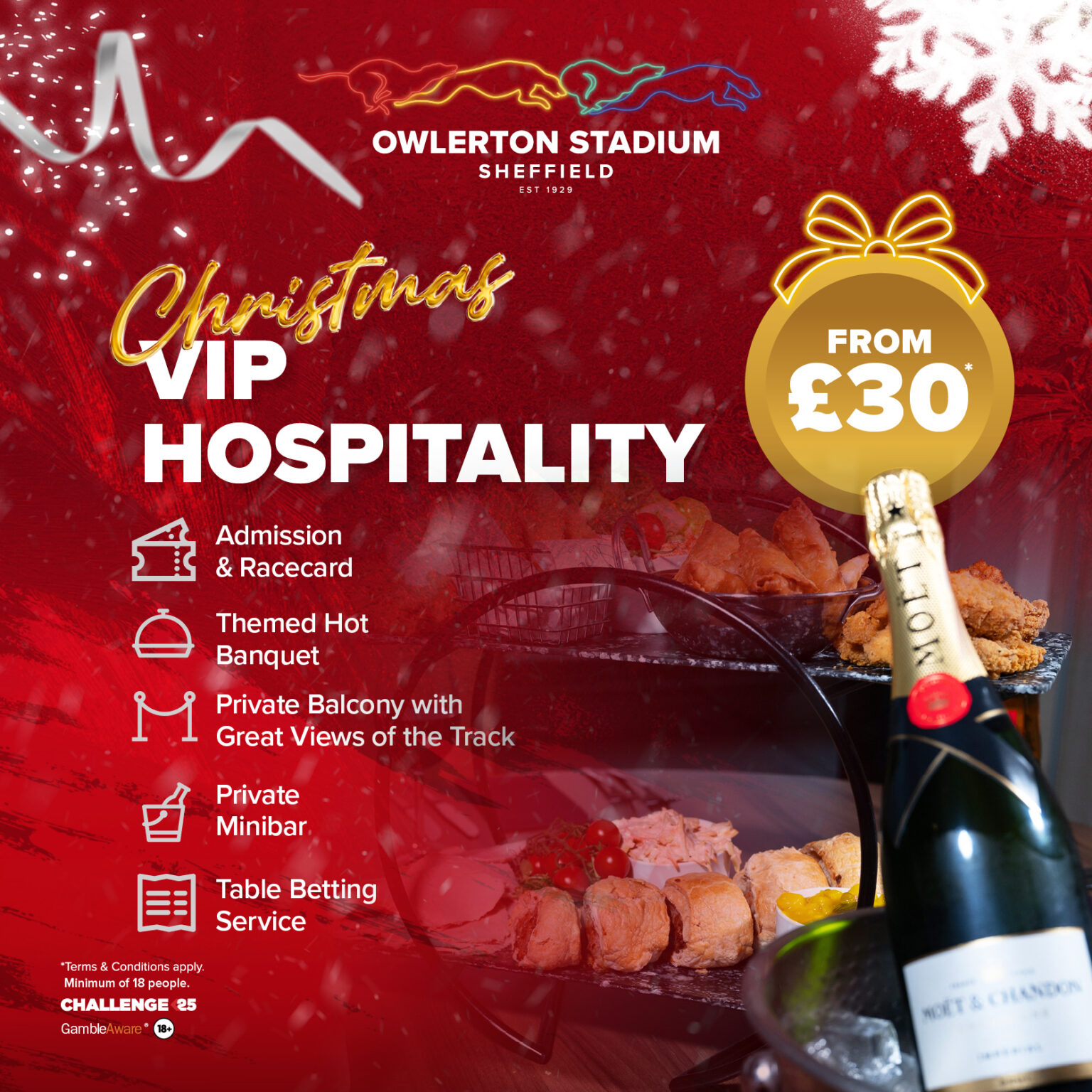 VIP Hospitality | Christmas at Owlerton Stadium